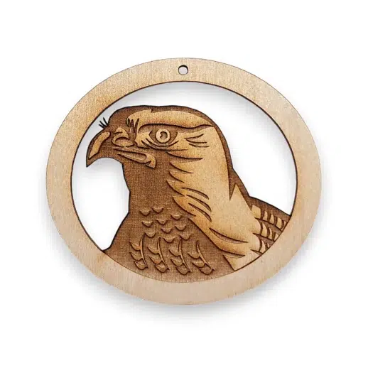 Hawk Ornament | Personalized | Palmetto Engraving