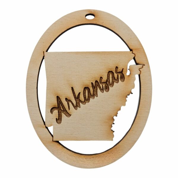 Arkansas Ornament | Arkansas Souvenir | Palmetto Engraving