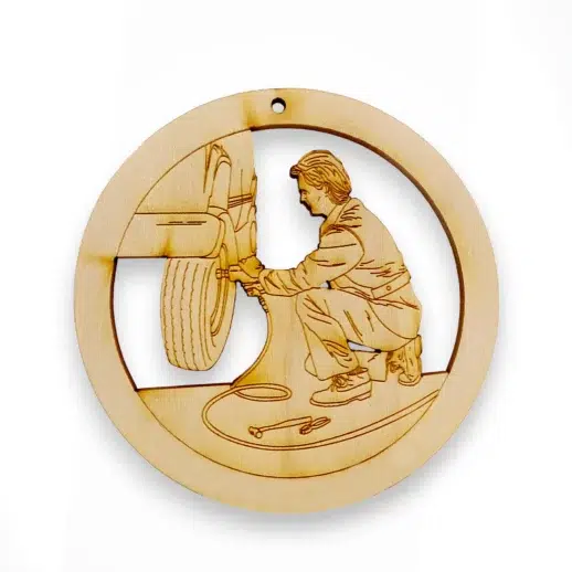 Mechanic Ornament | Personalized | Palmetto Engraving