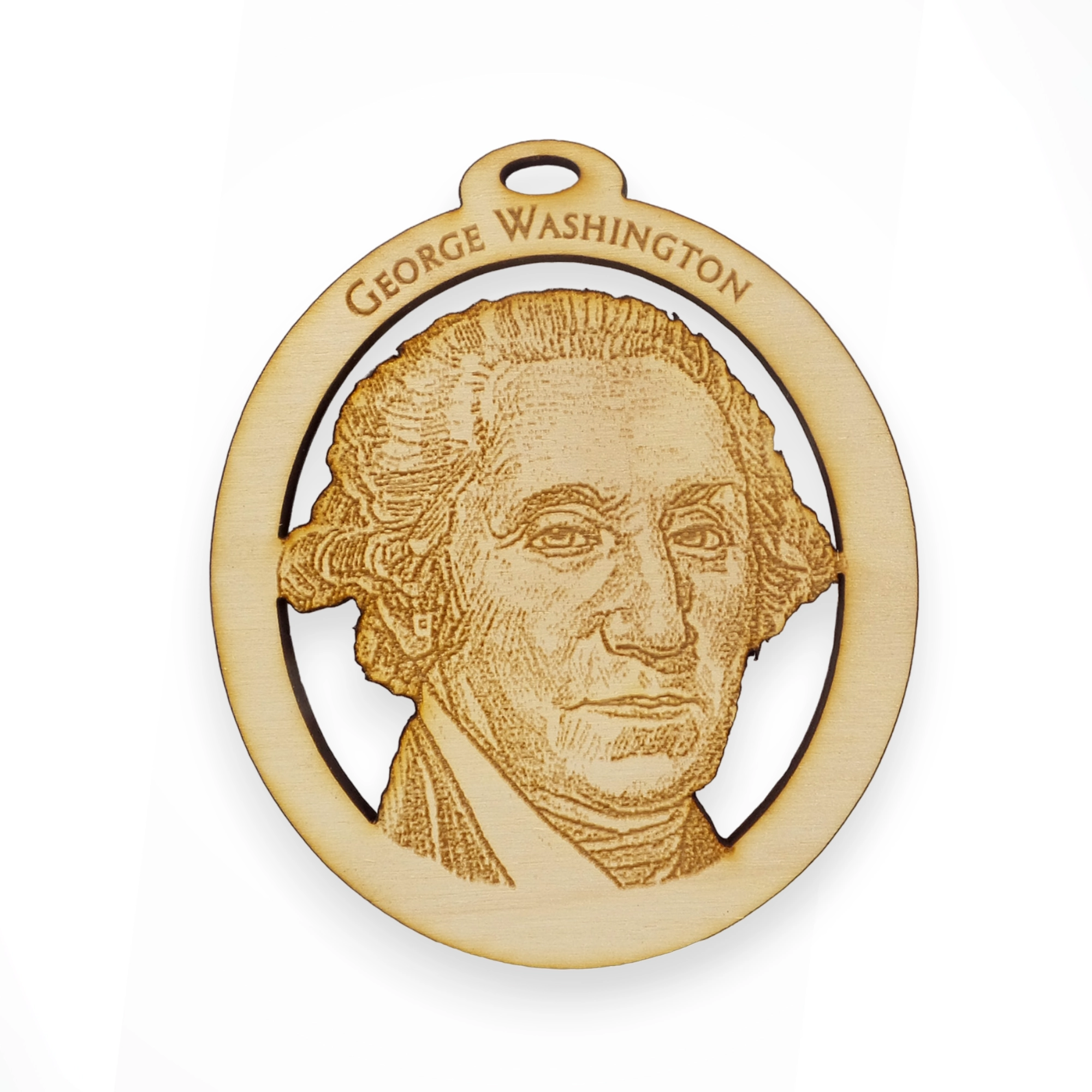 President George Washington Ornament | Palmetto Engraving