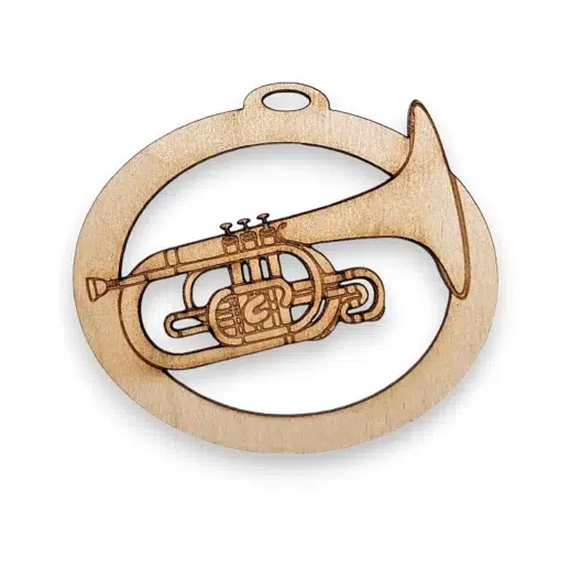 Mellophone Ornament | Personalized | Palmetto Engraving